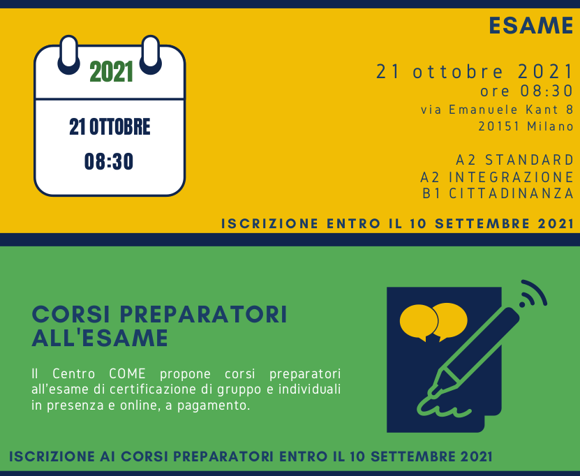 Esame Certificazione Italiano come Lingua Straniera CILS - Farsi Prossimo